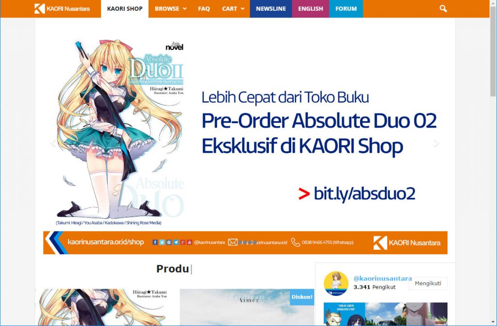 KAORI Nusantara - Corporate Portal