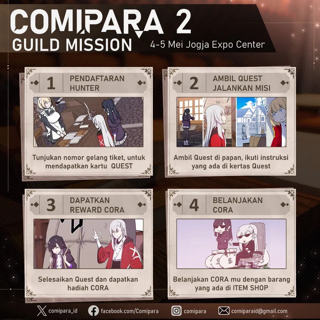 Comic Paradise 2 (Comipara), 4-5 May 2024, Jogja Expo Center! | The ...