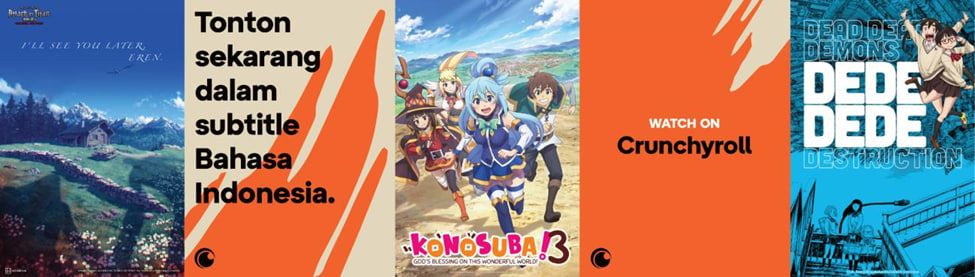 Crunchyroll Expands Its Anime Library for the Indonesian Region | The ...