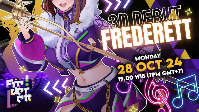 Indonesian Vtuber Frederett to Debut Her 3D Model | The Indonesian ...