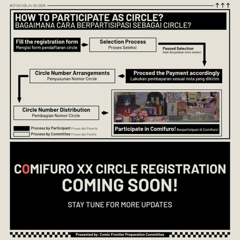 Comic Frontier Organizer Opens Circle Registration for Comifuro XX ...