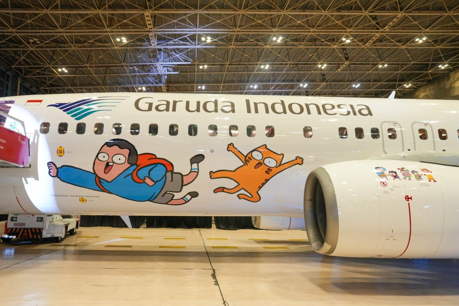 Garuda Indonesia Collaborates with Tahilalats Comic for Their Aircraft ...
