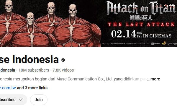Muse Indonesia Reaches 10 Million Subscribers on YouTube | The ...