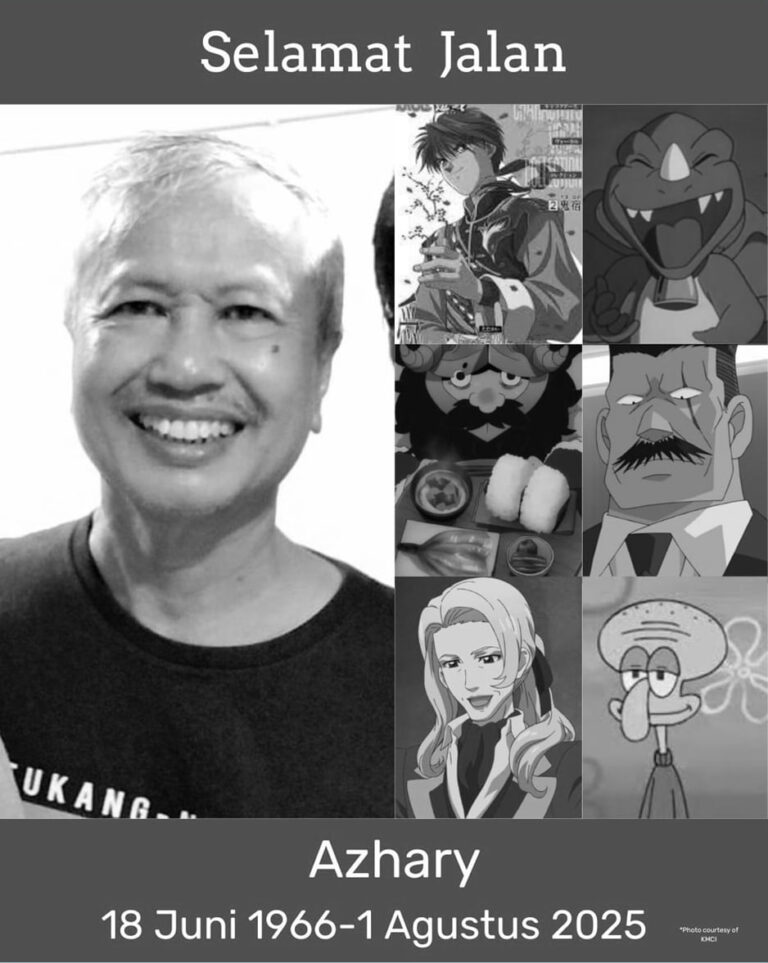 Indonesian Voice Actor Muhammad Azhary Passes Away at 59 | The ...