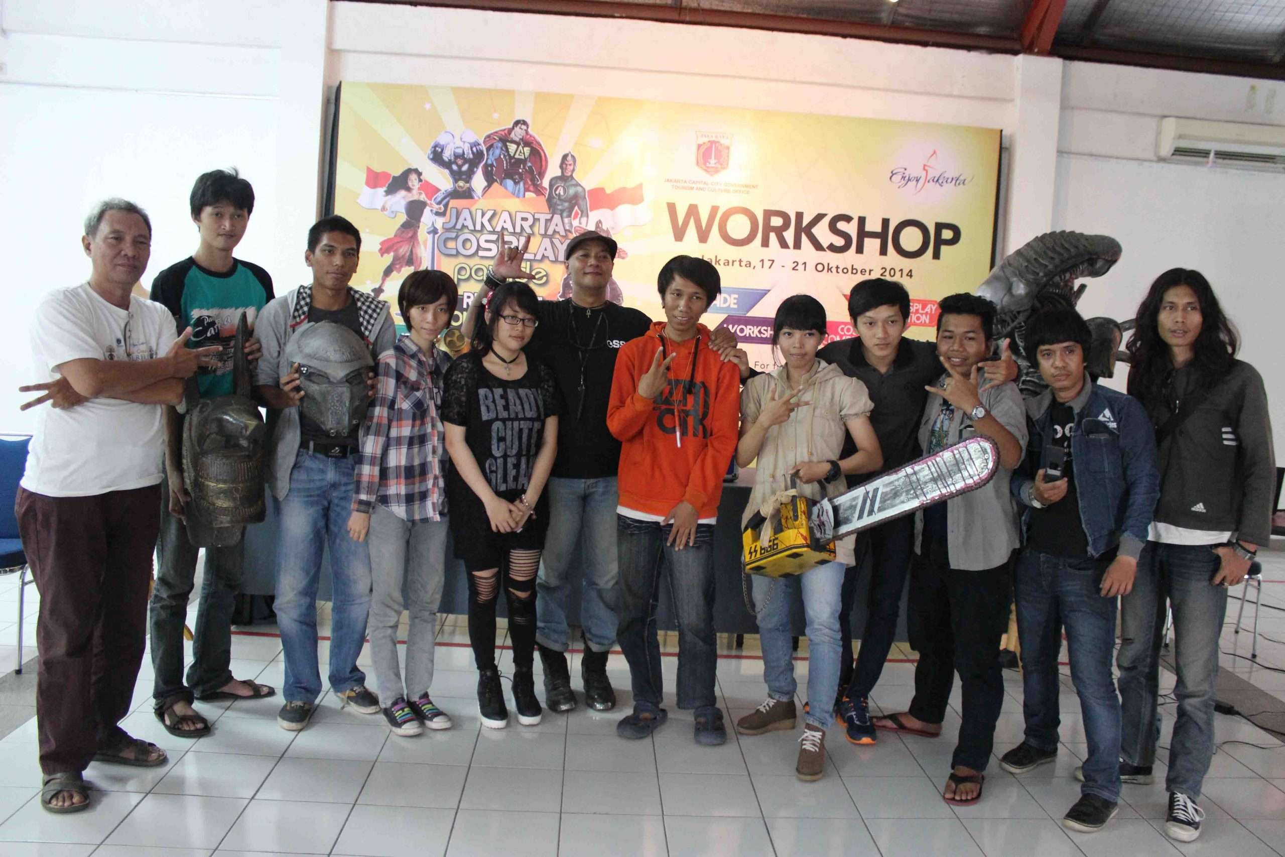 Workshop Jakarta Cosplay Parade : Ber-kreasi dalam Ber-Cosplay | KAORI ...