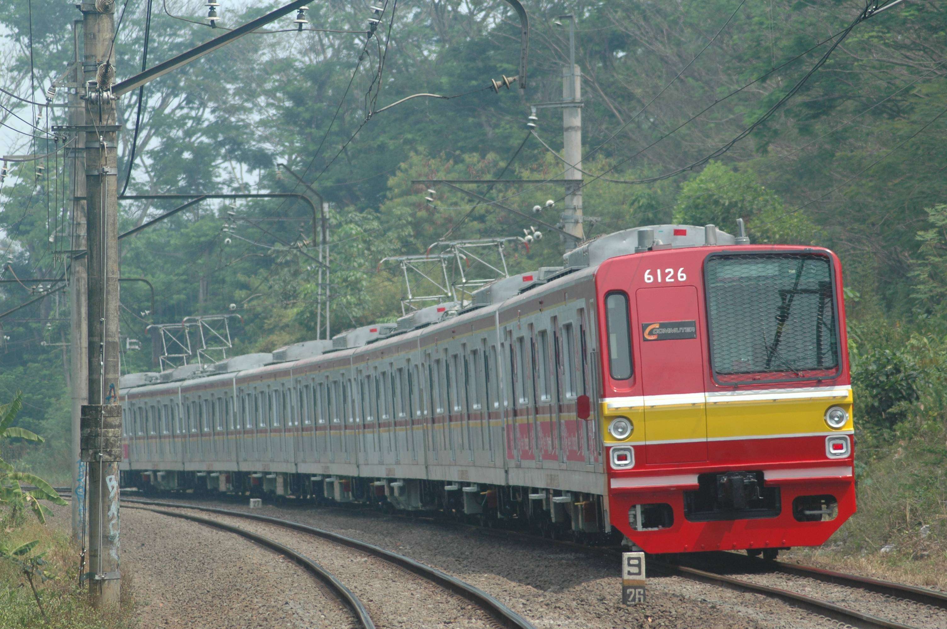 Uji Coba KRL Seri 6000 eks-Tokyo Metro, 6126F