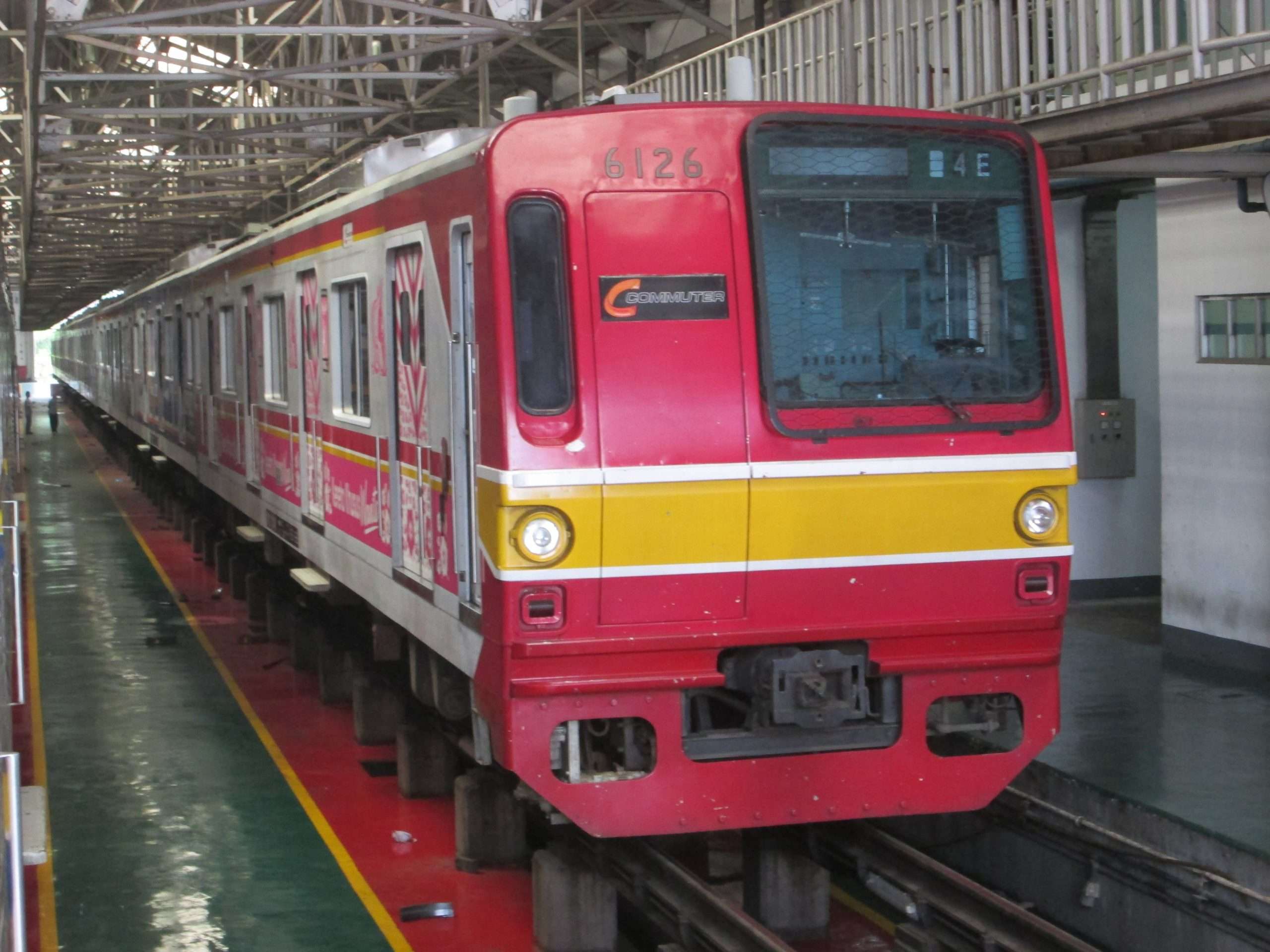 Uji Coba KRL Seri 6000 eks-Tokyo Metro, 6126F