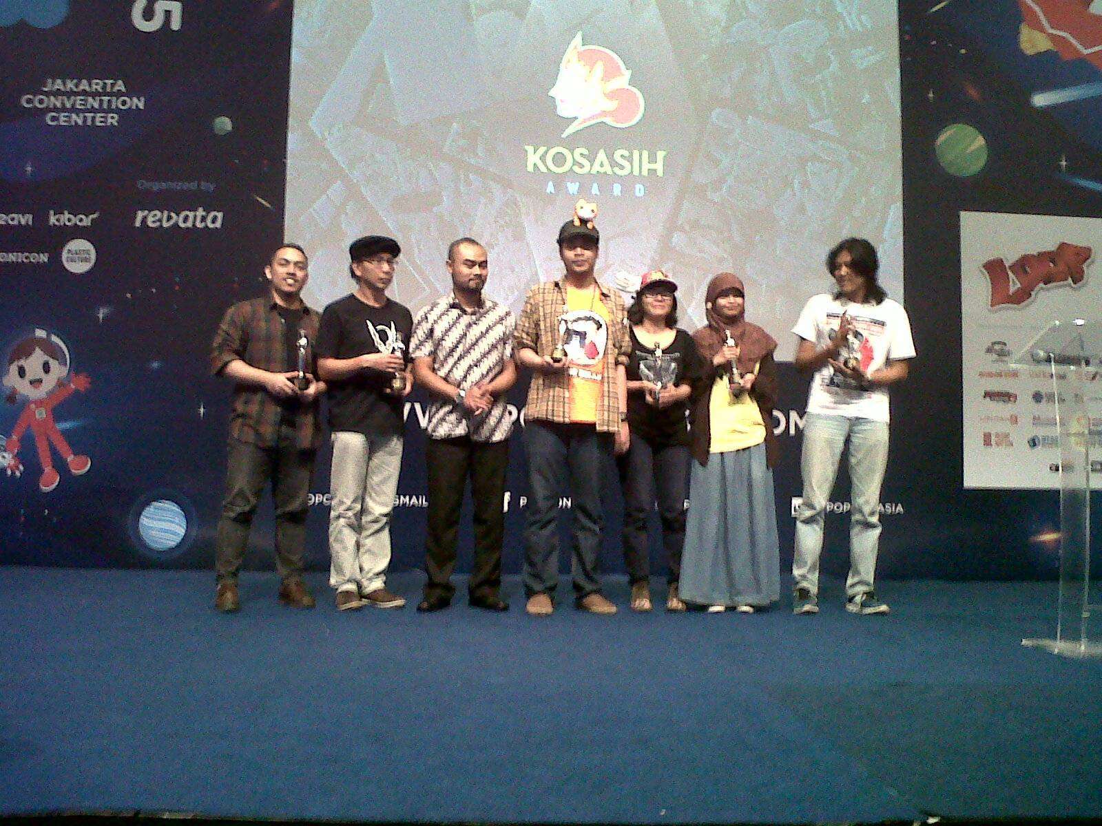 Penganugerahan Kosasih Award di Popcon Asia 2015 | KAORI Nusantara