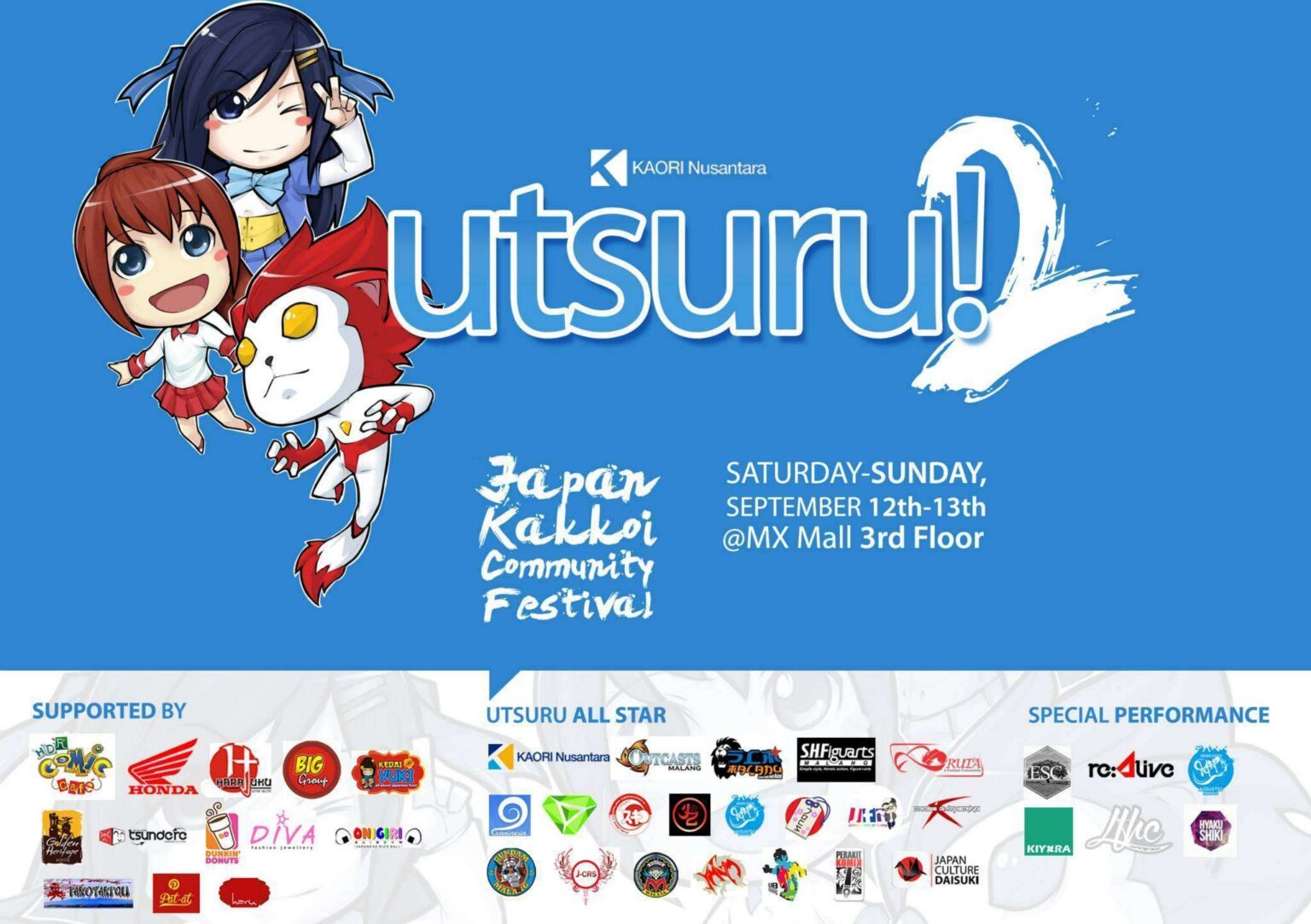 Utsuru! 2, MX Mall Malang, 12-13 September 2015 | KAORI Nusantara