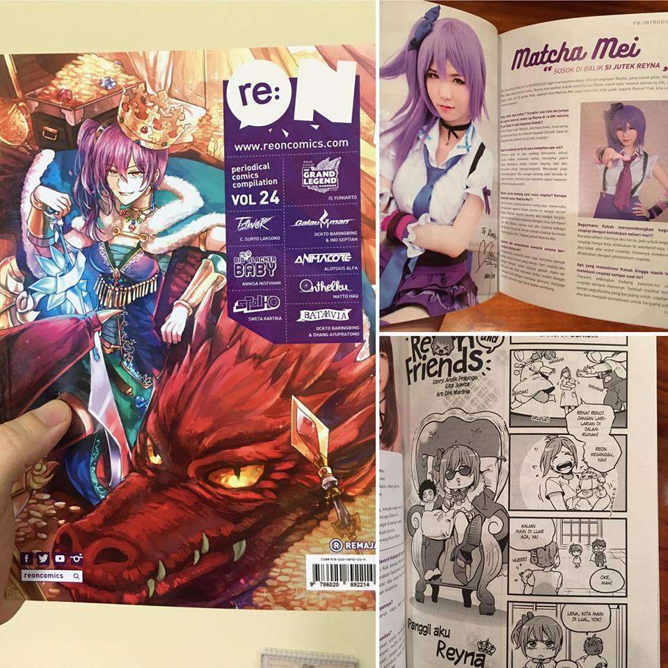 Puja Paduka Reyna! re:ON Comics Edisi 24 Adalah "Edisi Reyna"! | KAORI ...