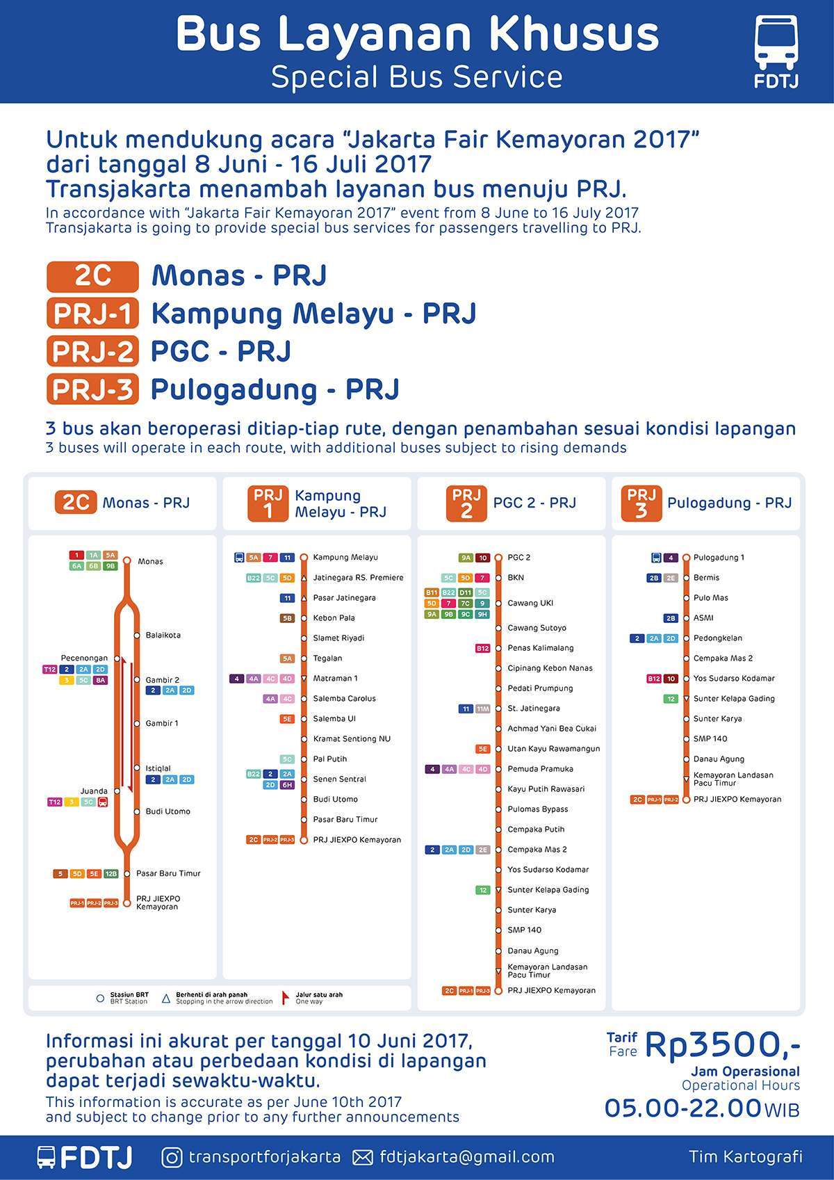 Ingin Khilaf di Jakarta Fair 2017? Transjakarta Luncurkan Rute Bus ...