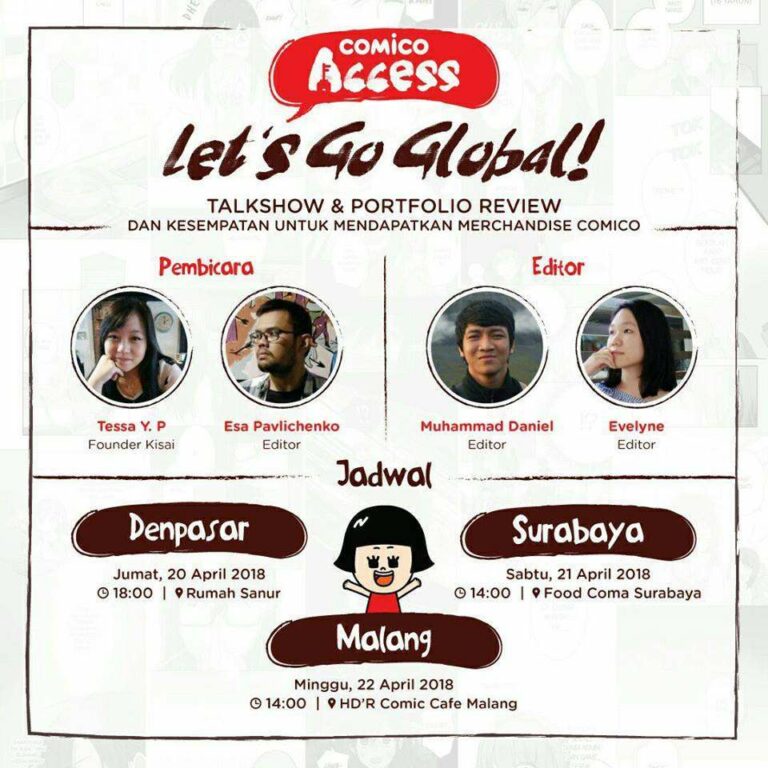 Comico Access Let's Go Global! Malang: Indonesia Butuh Lebih Banyak ...
