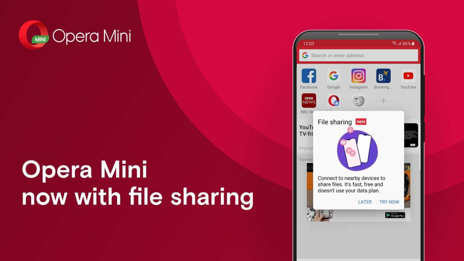 Opera Mini, Peramban Pertama yang Memperkenalkan Fitur Berbagi File ...