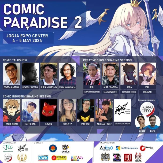 Nantikan Comic Paradise 2, 4-5 Mei 2024 di Jogja Expo Center! | KAORI ...