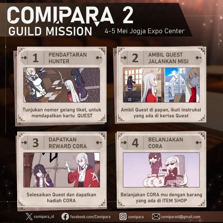 Nantikan Comic Paradise 2, 4-5 Mei 2024 di Jogja Expo Center! | KAORI ...