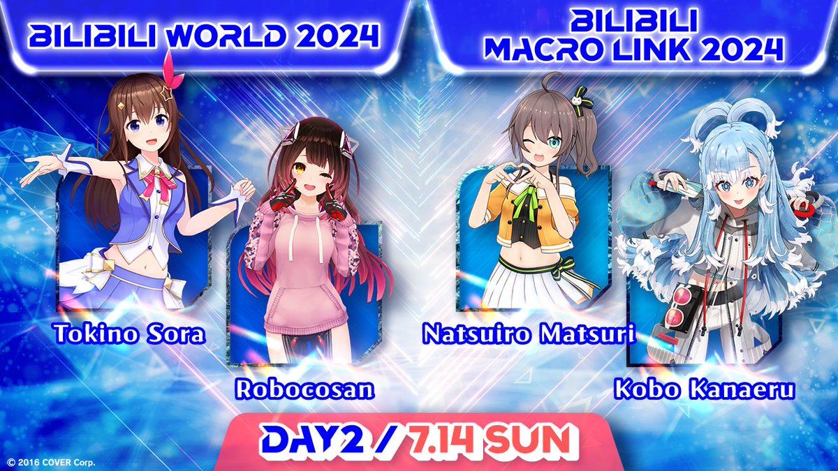 Tokino Sora, Robocosan, Natsuiro Matsuri, dan Kobo Kanaeru Meriahkan Bilibili World 2024 ...