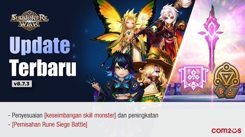 Com2uS Mengadakan Event Rune Spesial 1 + 1 untuk Merayakan 11 Tahun Summoners War | KAORI Nusantara