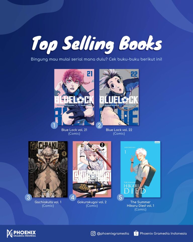 Inilah Komik-Komik Best Seller Phoenix Gramedia Indonesia Selama Bulan ...