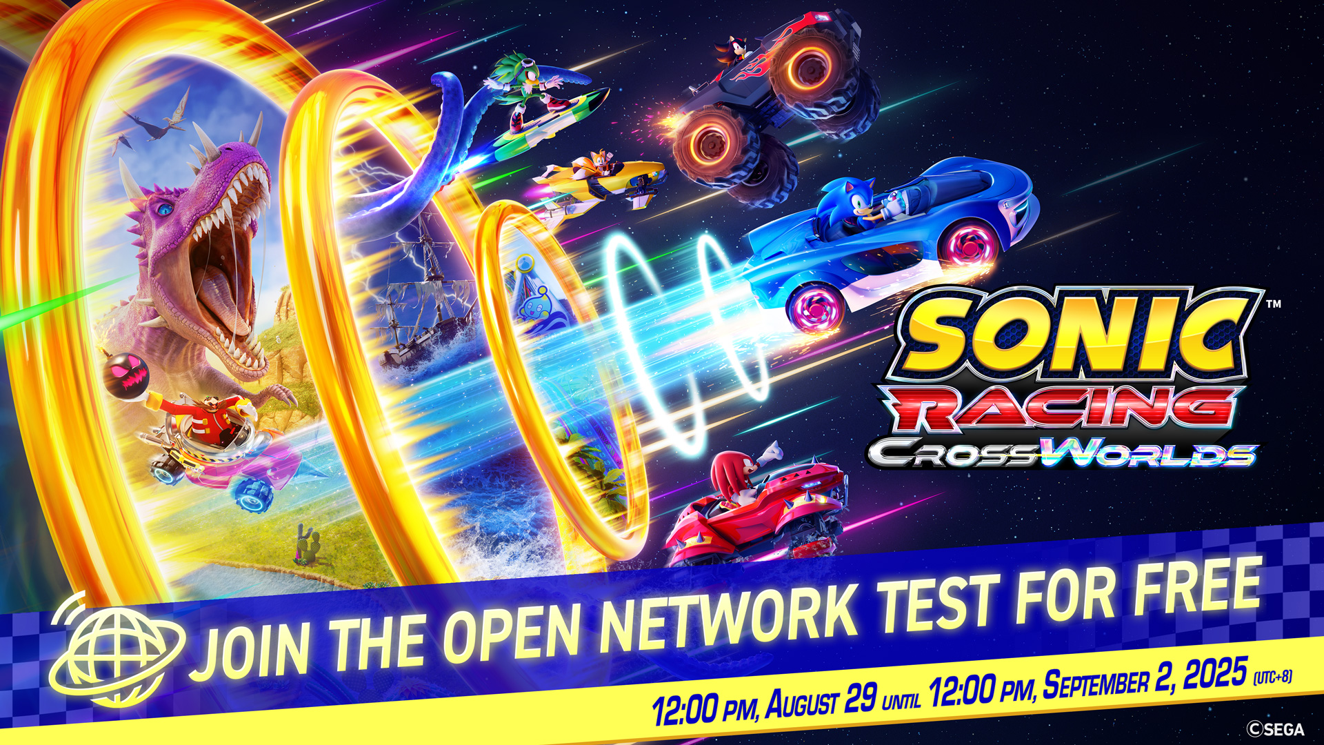 Nantikan Open Network Test dari Game Sonic Racing: CrossWorlds | KAORI ...
