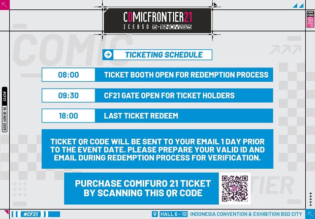 Comic Frontier 21, 15-16 November 2025 - ICE BSD Tangerang Selatan ...