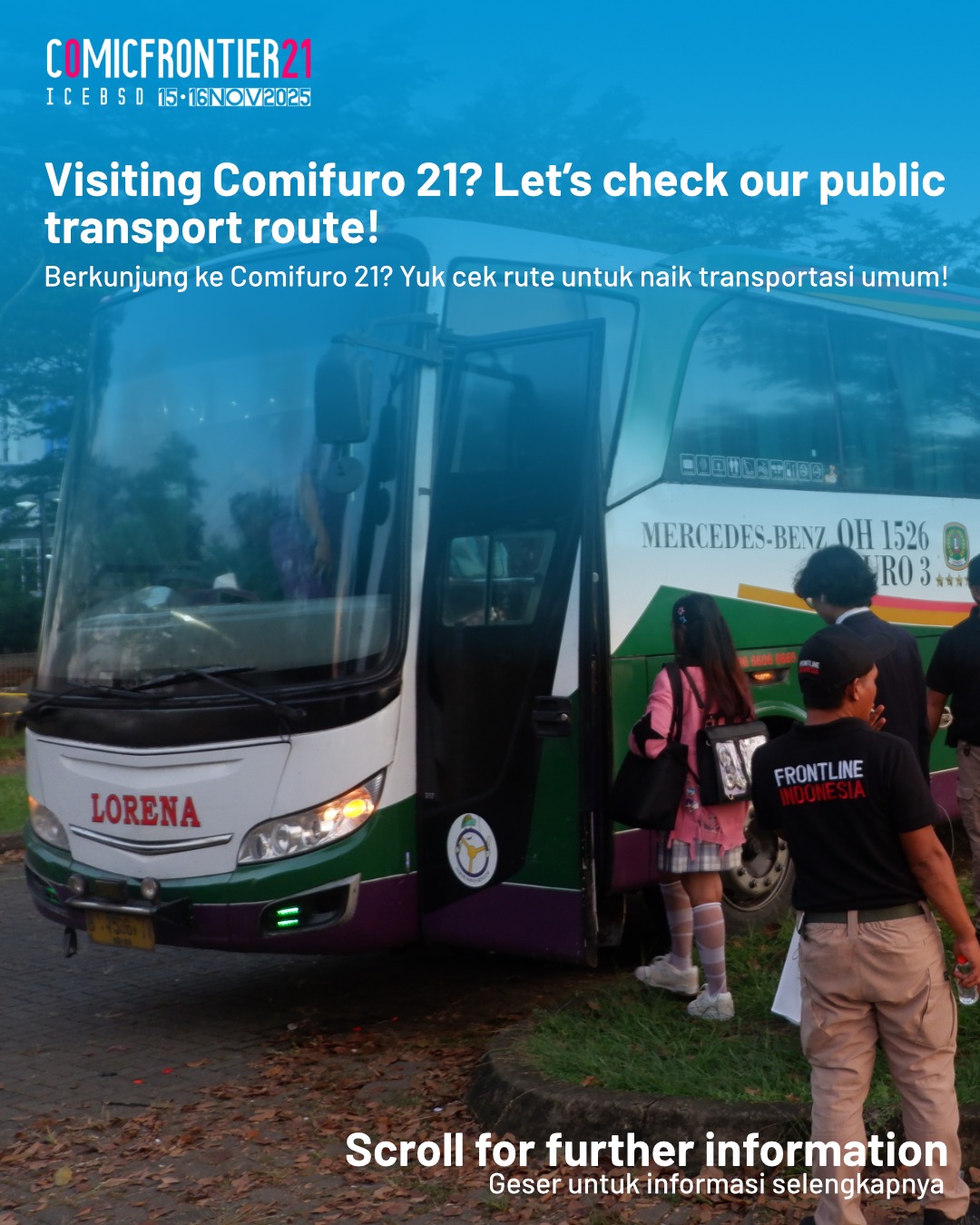 Comic Frontier 21, 15-16 November 2025 - ICE BSD Tangerang Selatan | KAORI Nusantara