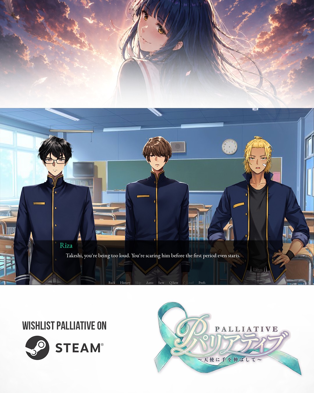 Ayo Main Novel Visual Palliative - Reach for an Angel | KAORI Nusantara
